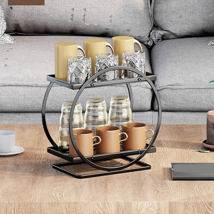 2-Layer Round Metal Organizer Tray – Online Shopping in Pakistan ...